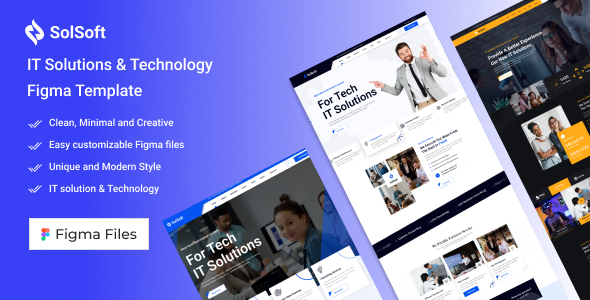 SolSoft_IT Solutions & Technology Figma Template by Solutya | ThemeForest